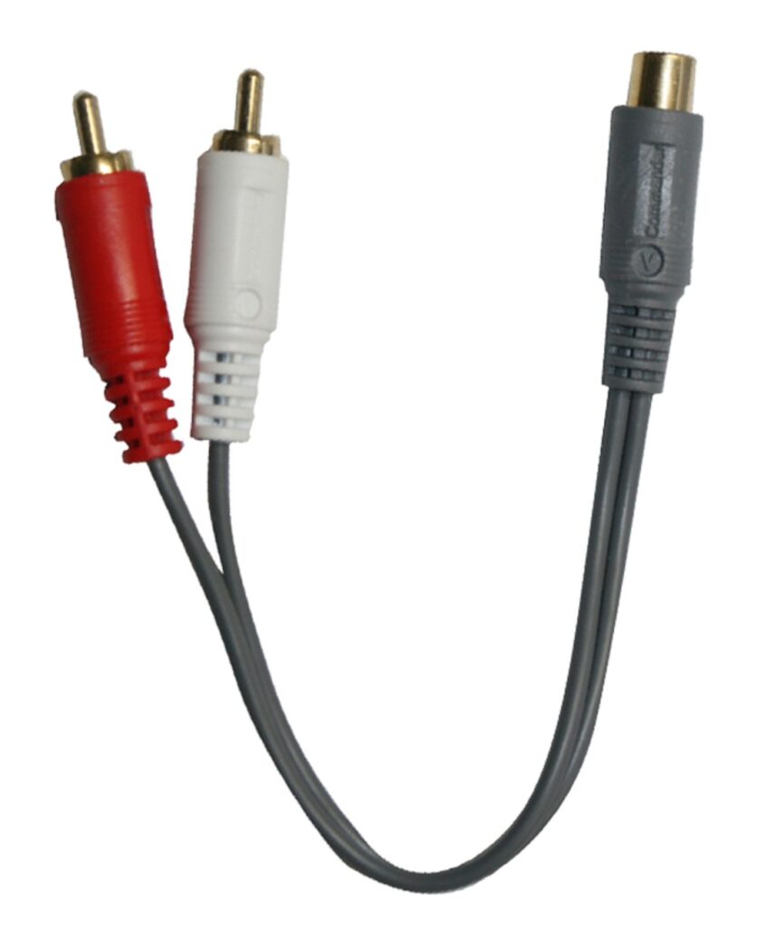 Commander 2 RCA Plugs to 1 RCA Jack 6 inches Package XLA-201MJ-3 (3pcs ...